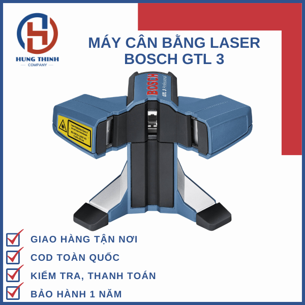 Máy Cân Bằng Laser Bosch GTL 3 - Trắc Địa Hưng Thịnh
